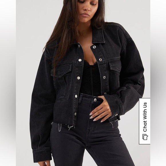 PacSun | Jackets & Coats | Pacsun Raw Cut Denim Trucker Jacket | Poshmark